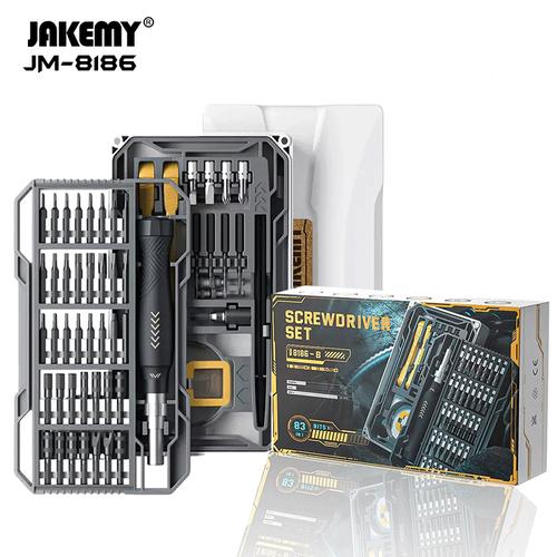 Jual Jakemy JM-8186B 83 in 1 White Edition Obeng Set Furnitur Laptop ...