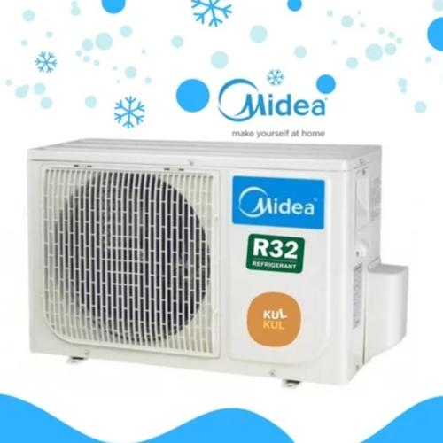 Jual OUTDOOR AC MIDEA 1 PK baru segel dus + INSTALASI PEMASANGAN ...