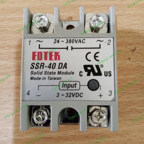 Jual Solid state relay fotek SSR-40-DA Brand new fotek ssr-40-da - Kota Tangerang - Pratama ...