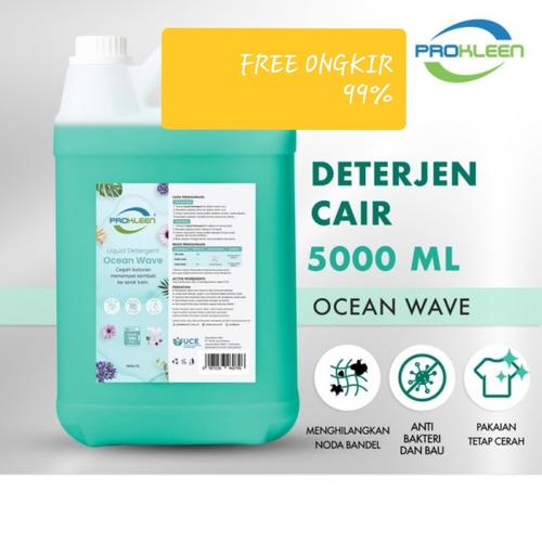 Jual Deterjen Cair Laundry Antibakteri PREMIUM PROKLEEN 5L - Blue ...