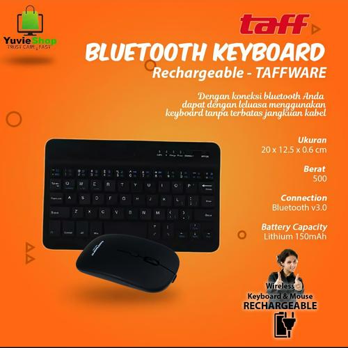 Jual Keyboard Wireless Bluetooth v3.0 Rechargeable - Keyboard Slim ...
