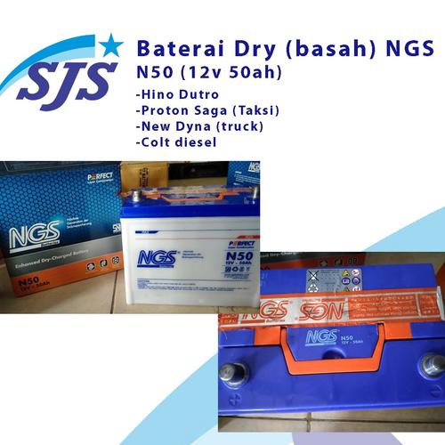Jual Aki Basah NGS N50 kwalitas expor /accu mobil kijang lama - Kota ...