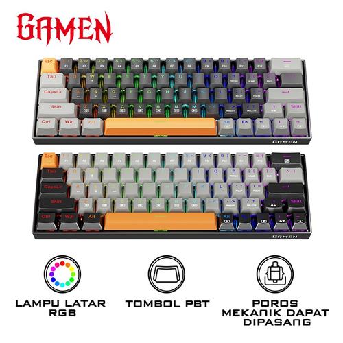 Jual KEYBOARD GAMING GAMEN TITAN III Mechanical Pluggable Switch Blue ...