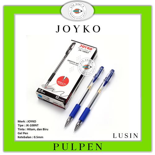 Jual JOYKO - Pulpen - Gel Pen JK-100NT Hitam - Biru 0.5mm - Lusin ...