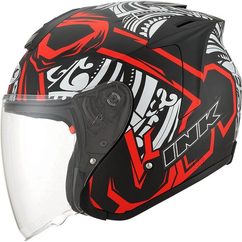 Jual HELM INK DYNAMIC #3 - MATT BLACK/RED - M - Jakarta Pusat - INK ...