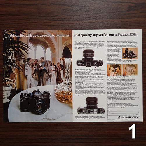 Jual Iklan Jadul ASAHI PENTAX Uk BESAR - Poster Kamera Analog Vintage ...