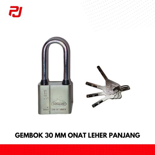 Jual GEMBOK 30 MM KROM LEHER PANJANG ONAT - Kab. Malang - Patriot Jaya ...
