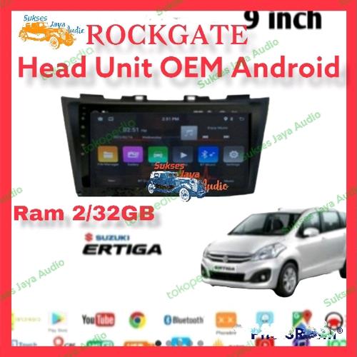Jual Head Unit Android ROCKGATE 9 INCH OEM ERTIGA RGM 7510 + Socket PNP ...