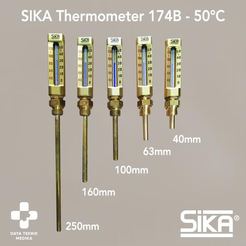 Jual Sika Brass Thermometer Stick 50 Celcius Industrial 174b Lurus 50c X 40mm Jakarta