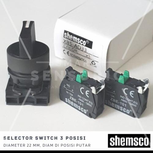 Jual Selector switch 3 posisi 22 mm - Jakarta Pusat - chua elektrik ...