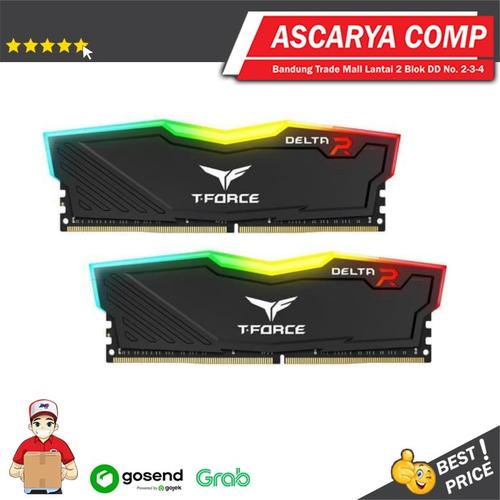 Promo Team Delta DDR4 RGB PC25600 3200Mhz Dual Channel 16GB (2X8GB ...