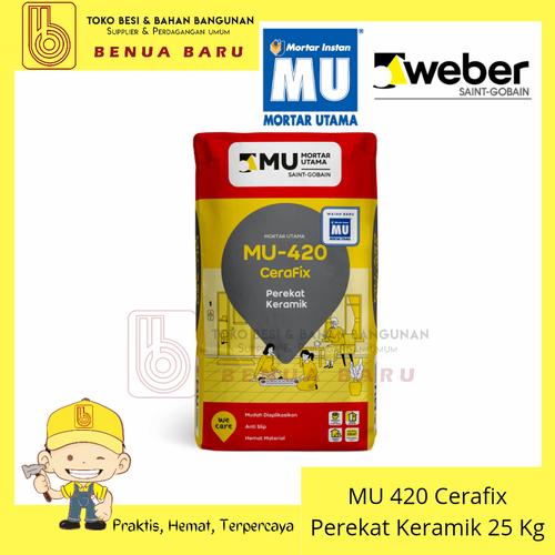 Jual MU 420 Cerafix 25 Kg / Mortar Utama MU 420 Perekat Keramik 25 Kg ...