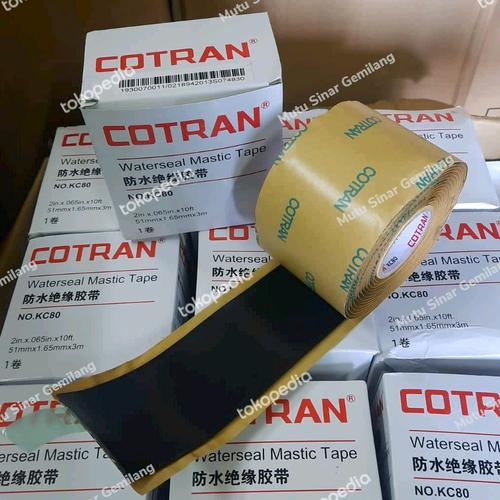 Jual Isolasi Rubber Waterseal Cotran Mastic Tape 2in x 3mtr - Jakarta ...