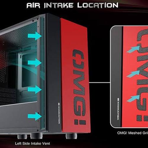 Jual Casing Xigmatek OMG Red Black M-Atx OMG RED-BLACK Non Fan,Non PSU ...