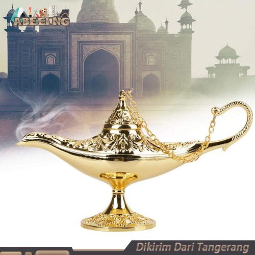 Jual Lampu Ajaib Aladin Logam Hollow Fairy Tale Aladdin Lamp Genie Lamp ...