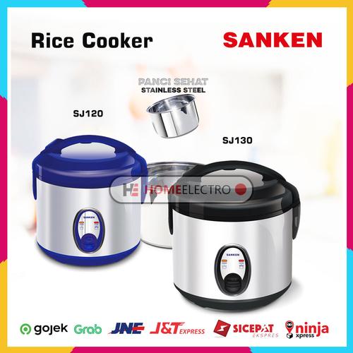Jual Sanken Magic Com Rice Cooker Stainless SJ 120 / SJ 130 H - 1 Liter ...