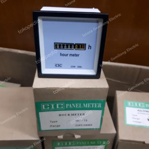 Jual PANEL METER/HOUR METER HC-72 220V HOUR METER CIC ORIGINAL ...