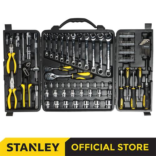 Promo Stanley Hand Tool Multi Set / Alat Perkakas Set 110pcs STMT81243 ...