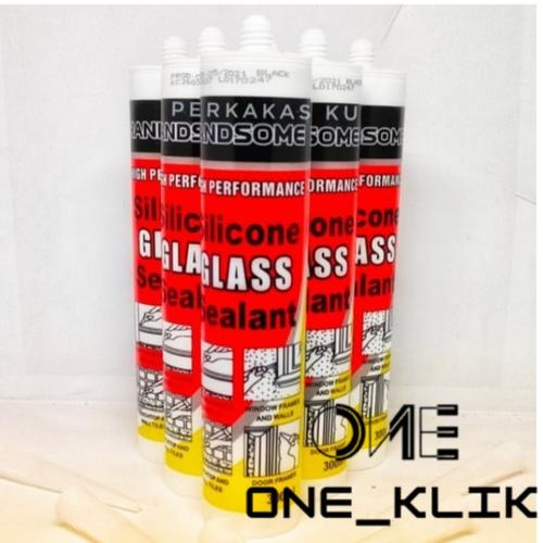 Jual LEM SEALANT SILICONE HANDSOME/ LEM KACA/ LEM AKUARIUM /LEM BOTOL ...