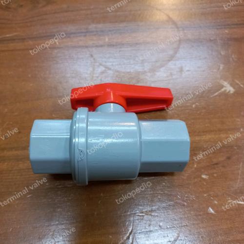 Jual ball valve pvc KDJ 1/2"/stop kran pvc 1/2 inch/ball valve pvc 1/2 ...