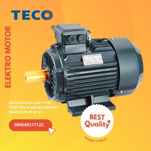 Jual Elektro Motor Teco 0.75kW 1HP 4Pole - Kab. Bogor - CV. Taslim Solusi Elektrindo | Tokopedia