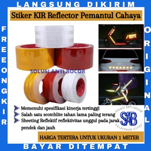 Promo Stiker KIR Reflector / SCOTCHLITE Reflective Sticker paling ...