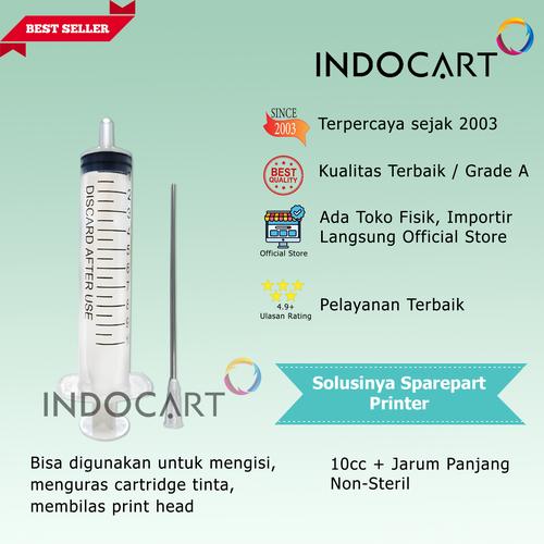 Jual Syringe Spuid Spuit-Jarum Suntik-Suntikan Tinta-10cc 10ml 10 cc ml - Jarum Panjang - Kota ...