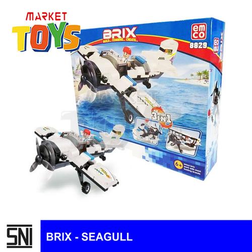 Jual EMCO BRIX - SEAGUL 3 IN 1 Mainan Anak Susun Balok Lego Model ...