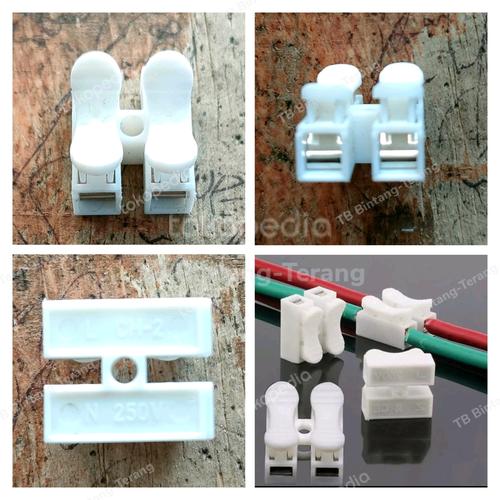 Jual TERMINAL SAMBUNGAN KABEL 2 PIN JALUR JEPIT QUICK CONNECT CABLE ...