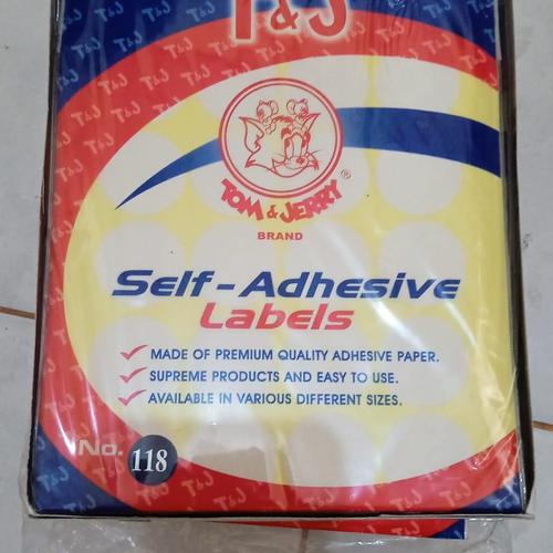 Jual label tom and jerry bulat.harga 1 pack isi 10 set - no.115 ...
