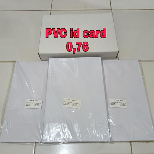 Jual [50sets] kertas PVC bahan ID Card instan A4 / kertas PVC Card ...
