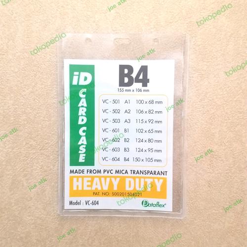 Jual ID CARD Holder Id CARD case DATAFLEX B4 heavy duty. NAMETAG ...