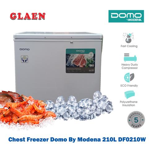Jual Chest Freezer Domo by Modena 210L DF0210W | Peti Pembeku | Freezer ...