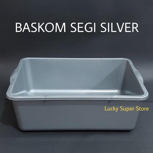 Jual BASKOM PLASTIK PERSEGI PANJANG EMBER BAK PASIR POOP/KOTORAN HEWAN ...