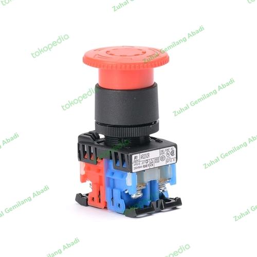 Jual AR22V2R-11R, EMERGENCY STOP PUSH BUTTON SWITCH 22mm, FUJI ...