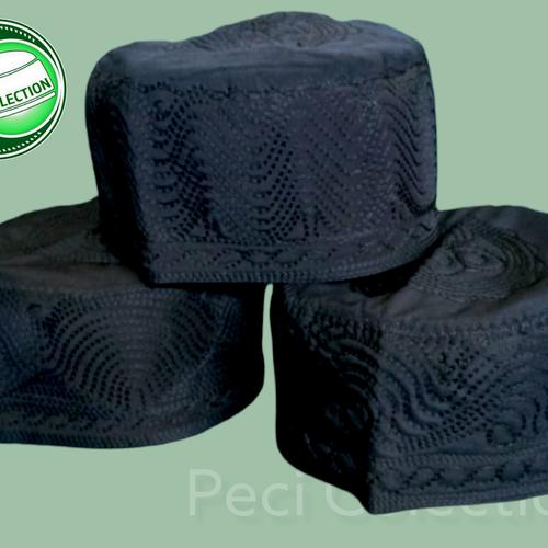 Jual PECI MADINAH HITAM / PECI KOPIAH SONGKOK HITAM / PECI HITAM ...