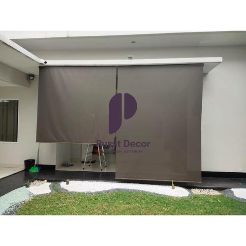 Jual tirai outdoor suntex blind tampias cahaya matahari anti silau ...