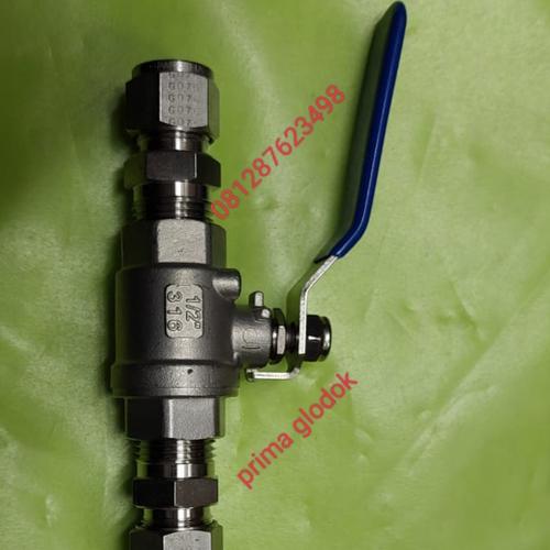 Jual Ball valve 12mm/ball valve ss316 12mm/ball valve stainless 12mm ...