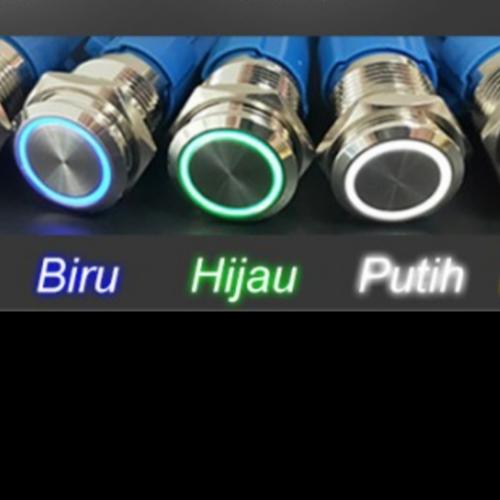 Jual Saklar on off LED stainless push button waterproff tombol switch ...