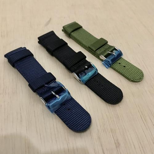 Jual Tali Strap jam tangan canvas nilon bahan tebal dan berkualitas ...