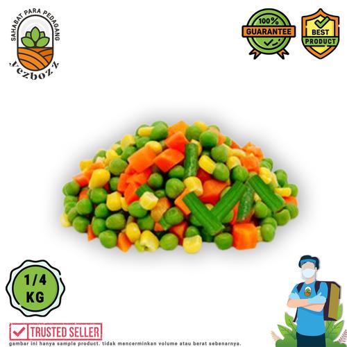 Jual Frozen Mix 4 Ways Vegetables Sayuran Beku 250 Gram (1/4 Kg ...