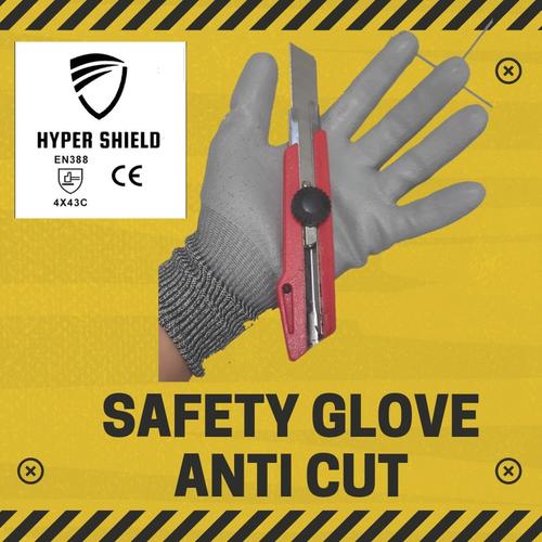 Jual Sarung tangan kerja anti pisau cutter PU coated safety gloves - 8 ...