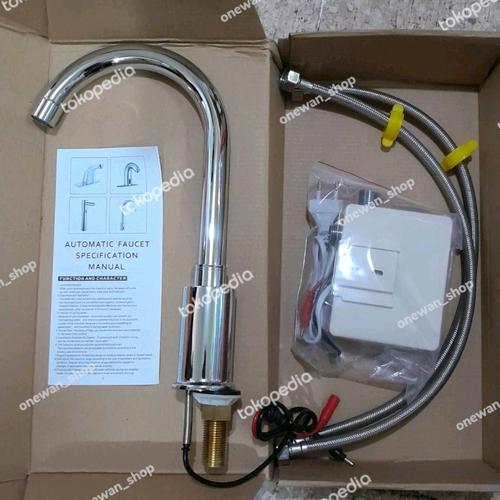 Jual kran sensor otomatis wastafel bak cuci piring kran kitchen sink ...