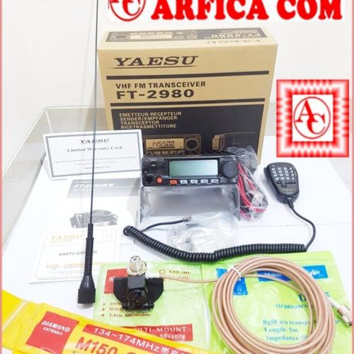 Jual PAKET RIG MOBIL YAESU FT2980 FT 2980 FULL SET BREKET KABEL ANTENA ...