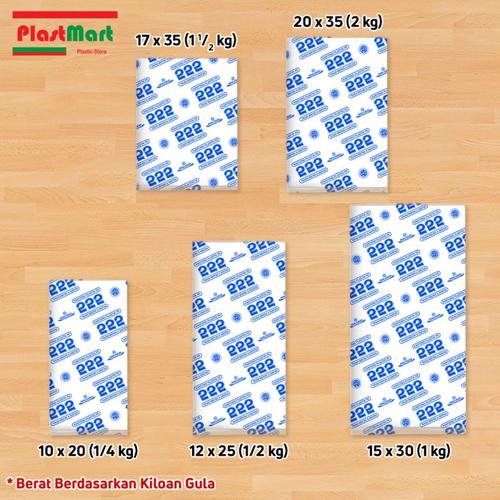 Promo Plastik PE 222 Biru ukuran 1/4 kg 1/2 kg 1 kg 1.5 kg 2 kg - 20 x 35 cm - Kota Tangerang ...