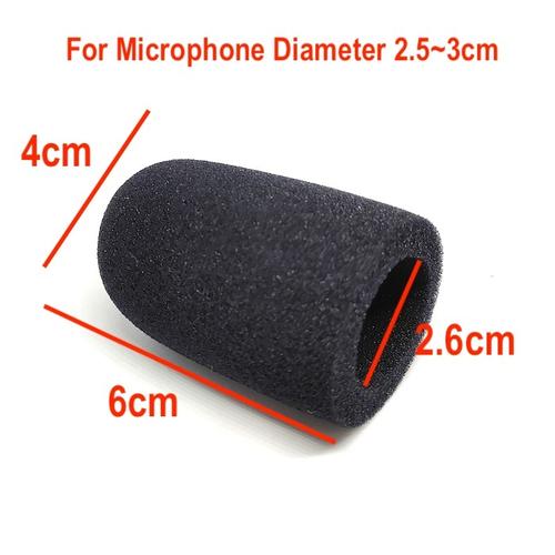 Promo Diameter 2.6cm Busa Foam Microphone Cover High Quality Spon Mic ...