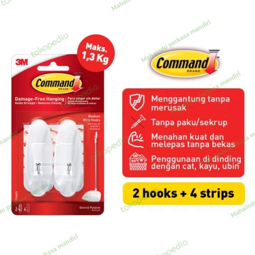 Jual 3M Command Medium Wire Hook 17068 ANZ - Gantungan - Kota Tangerang - Mahaindo perkasa ...