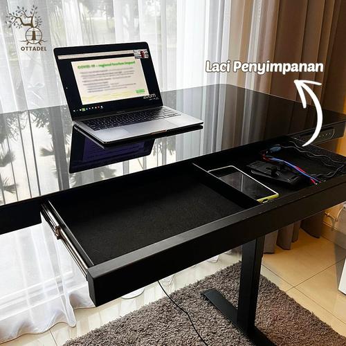 Jual Ottadel Adjustable Electric Standing Desk Dual Motors/Meja Naik ...