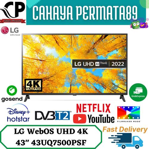 Promo LG 43UQ7500 Smart TV UHD 4K HDR 43 Inch UQ7500 LG WebOS ...