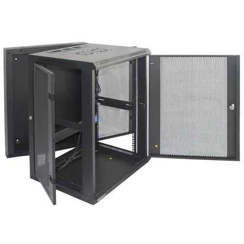 Jual Indorack wallmount rack 19" WIP6015D (15U Depth 600mm - Perforated ...